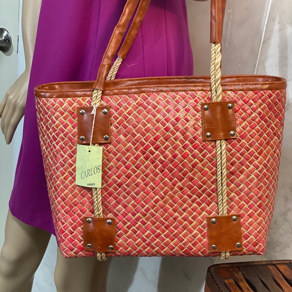 Carlos Brand Wicker Bag - Gem